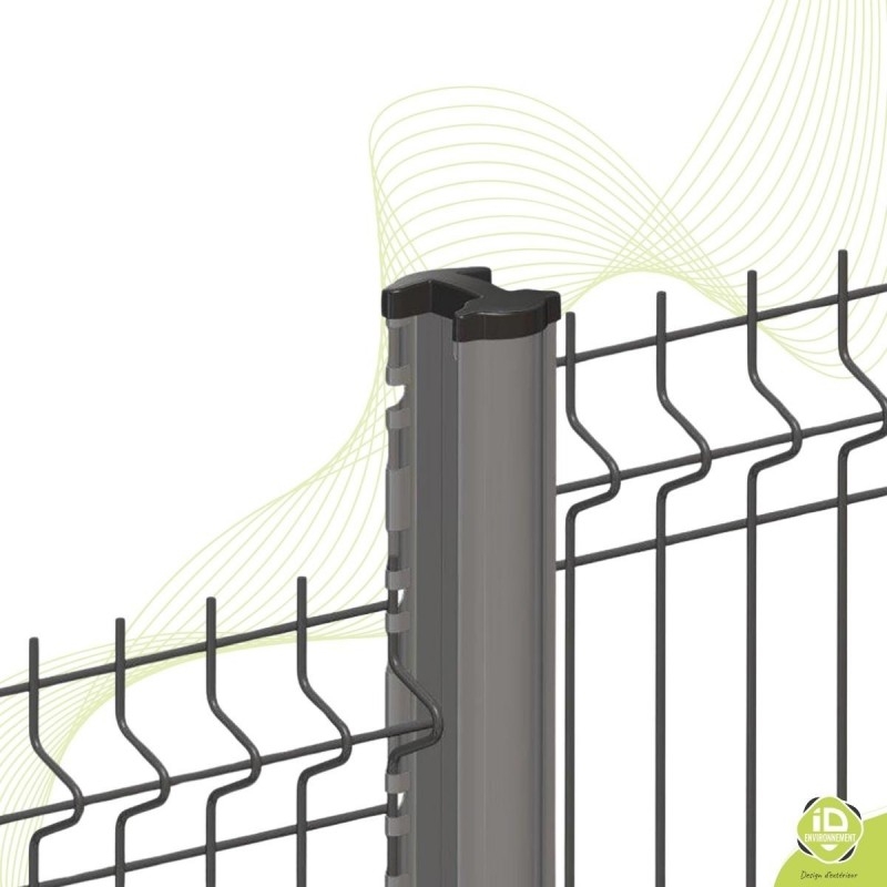 Poteau GRIF à sceller Couleurs hors standards | ID Environnement