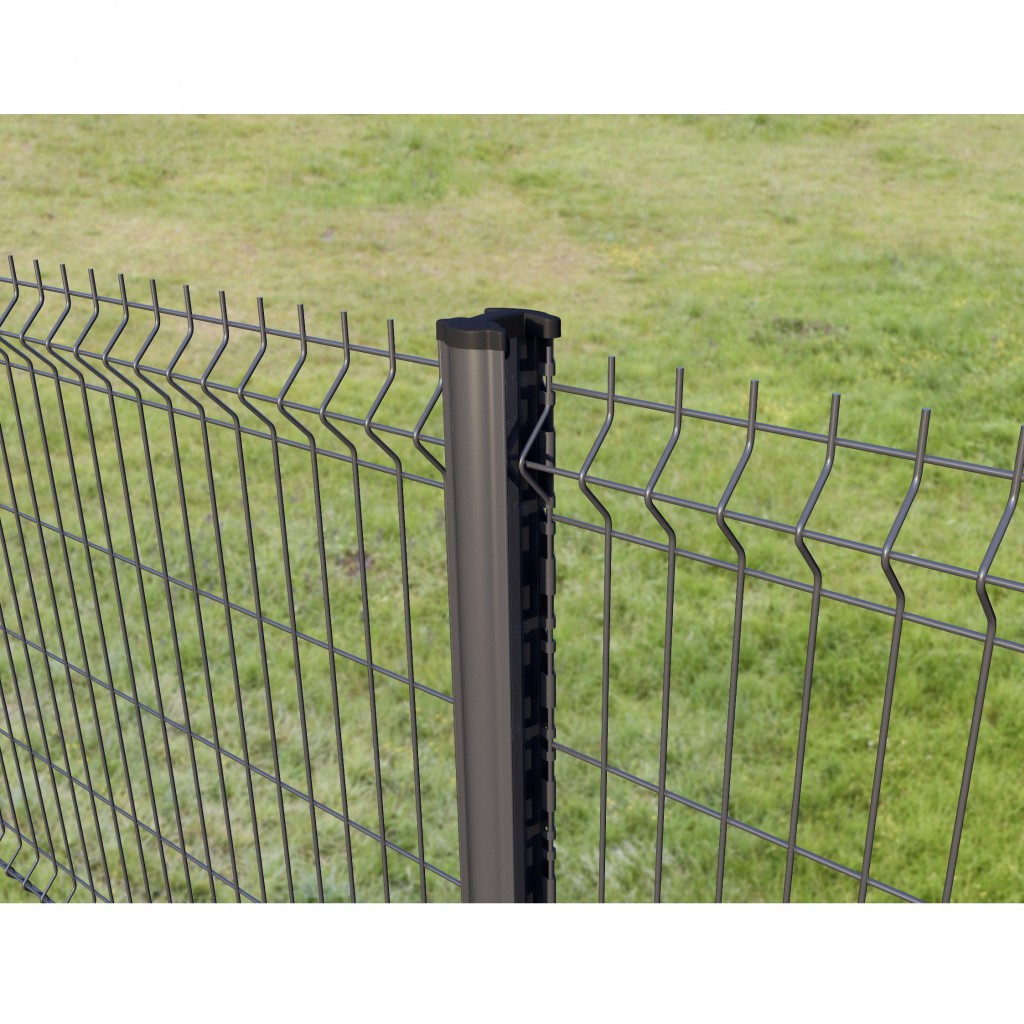 Choisir les poteaux pour un grillage rigide | ID Environnement - Agence ...